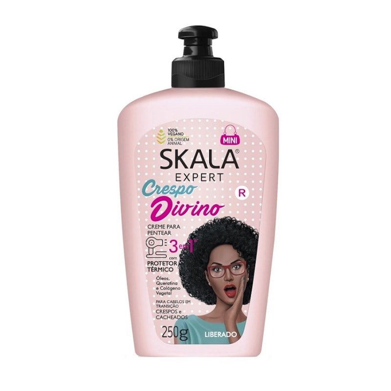 Creme para Pentear Skala 250 gr Crespo Divino - LojasLivia