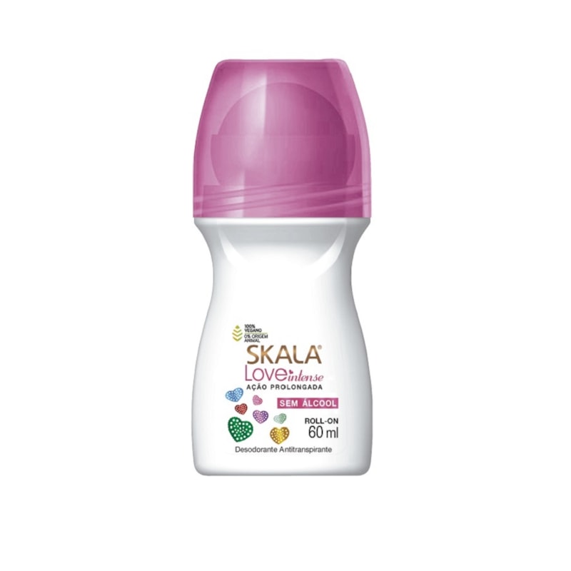 Desodorante Roll-On Skala 60 ml Love Intense - LojasLivia